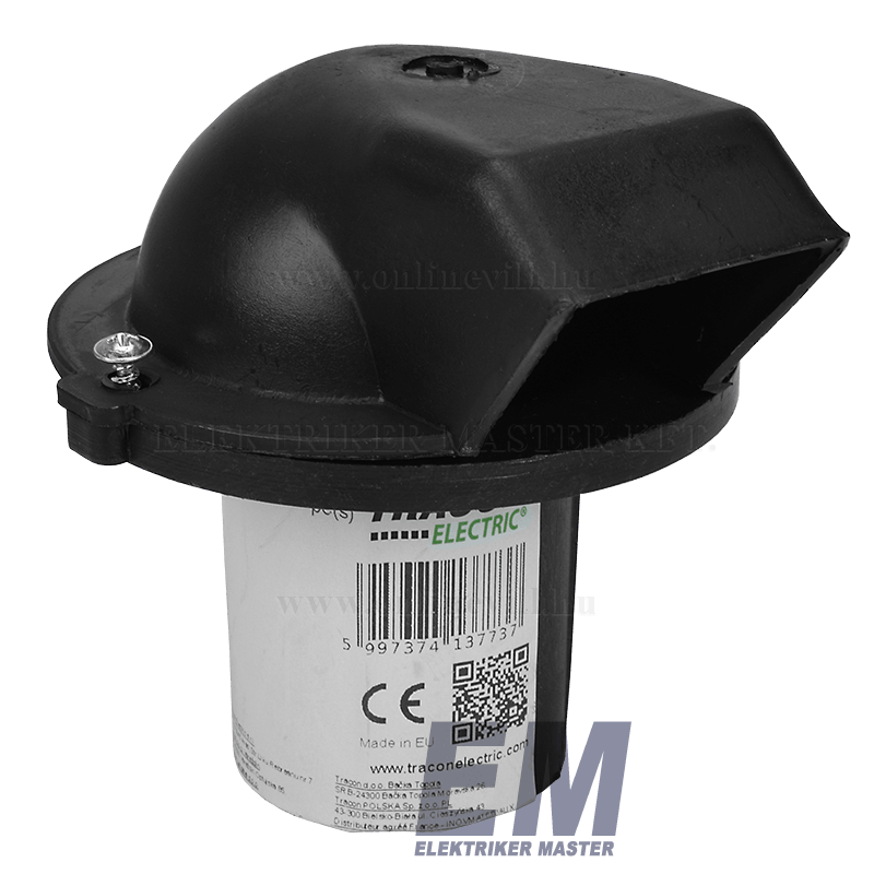 Futorit sapka 2" tetőtartó bevezető gumann sapka Tracon TB-2