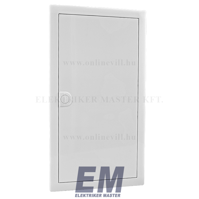 Lakáselosztó süllyesztett 36 modulos elosztó szekrény fehér fém ajtóval ...