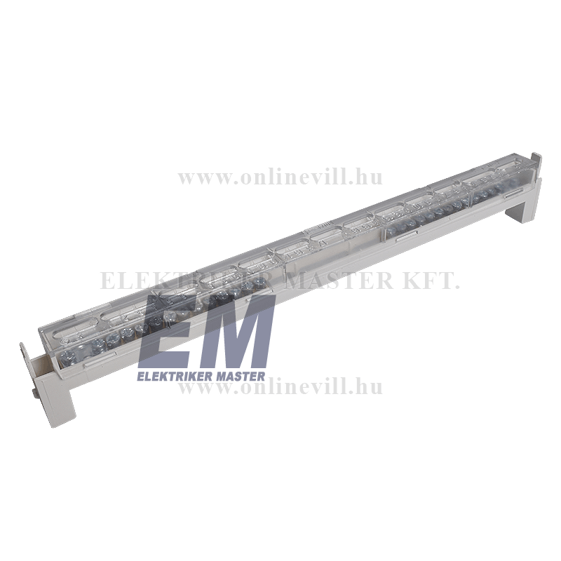 Lakáselosztó süllyesztett 36 modulos elosztó szekrény fehér fém ajtóval ...