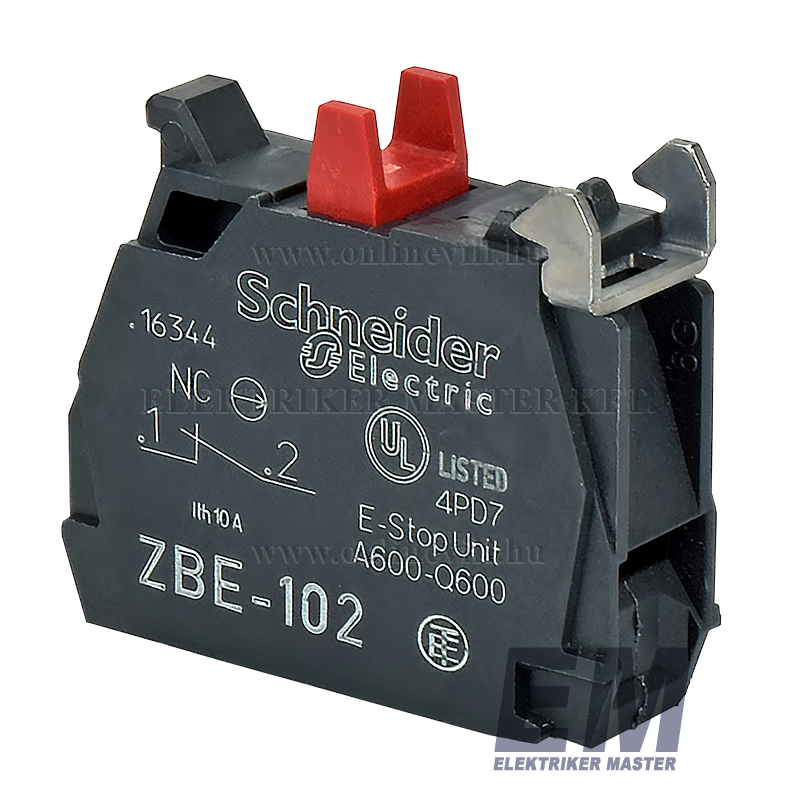 Érintkezőblokk, Schneider ZBE-102 1N/C