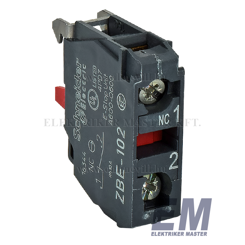Érintkezőblokk, Schneider ZBE-102 1N/C
