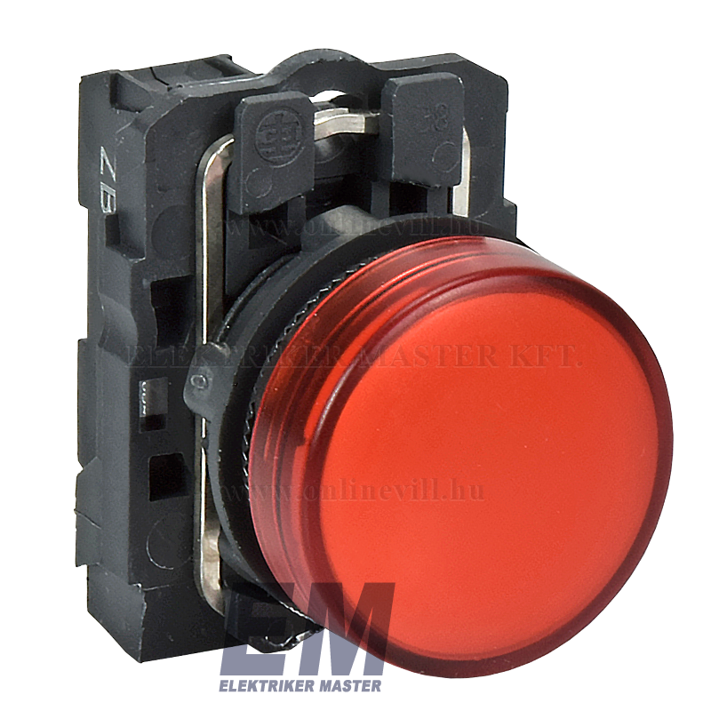 Schneider LED-es jelzőlámpa piros 230V D22 Harmony XB5AVM4