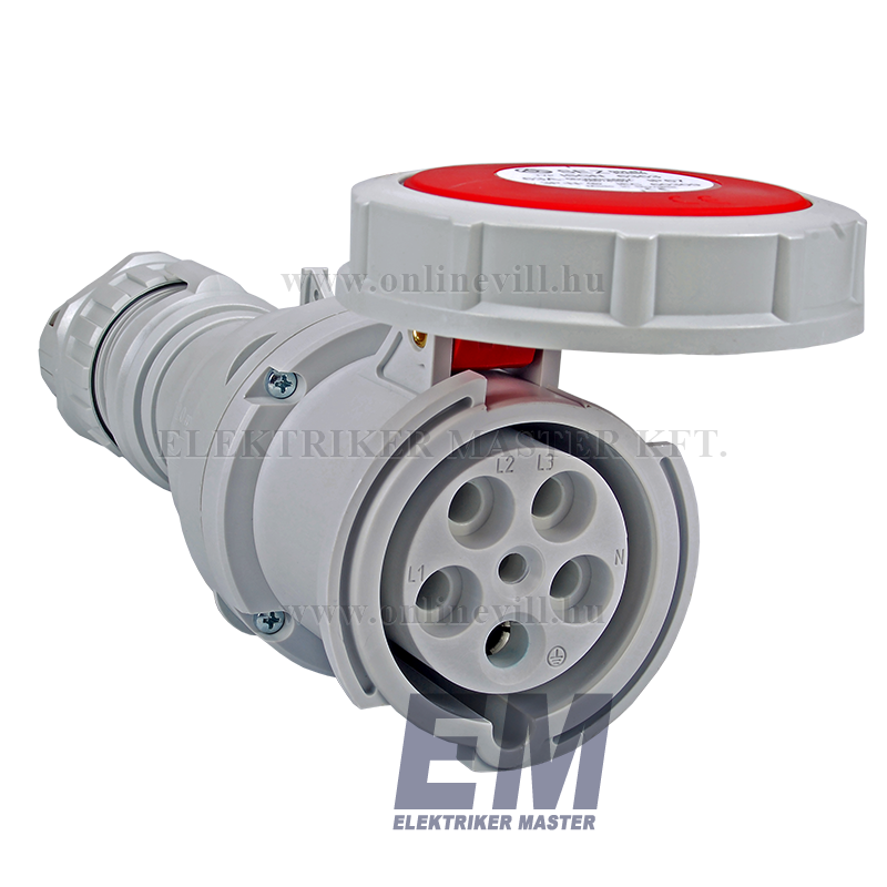 Lengő dugalj 5P 63A 400V IP67 ipari csatlakozó SEZ ISGN 6353