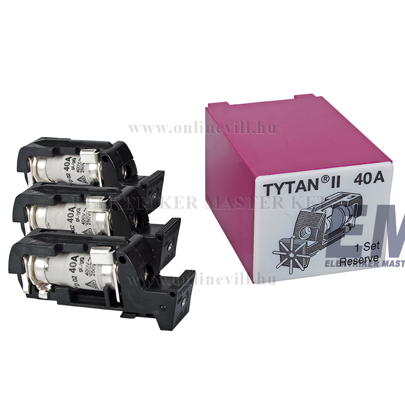 Eaton Z-SLS/B-40A TYTAN Biztosítóbetét készlet/villogó f. (1 készlet ...