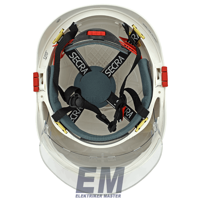 Ívvédő álarccal ellátott sisak, Secra, 1000V-ig szigetelt