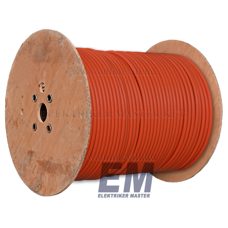 Tűzálló kábel 3x1,5mm2 (NHXH-J FE180/E90) lángálló tömör réz vezeték