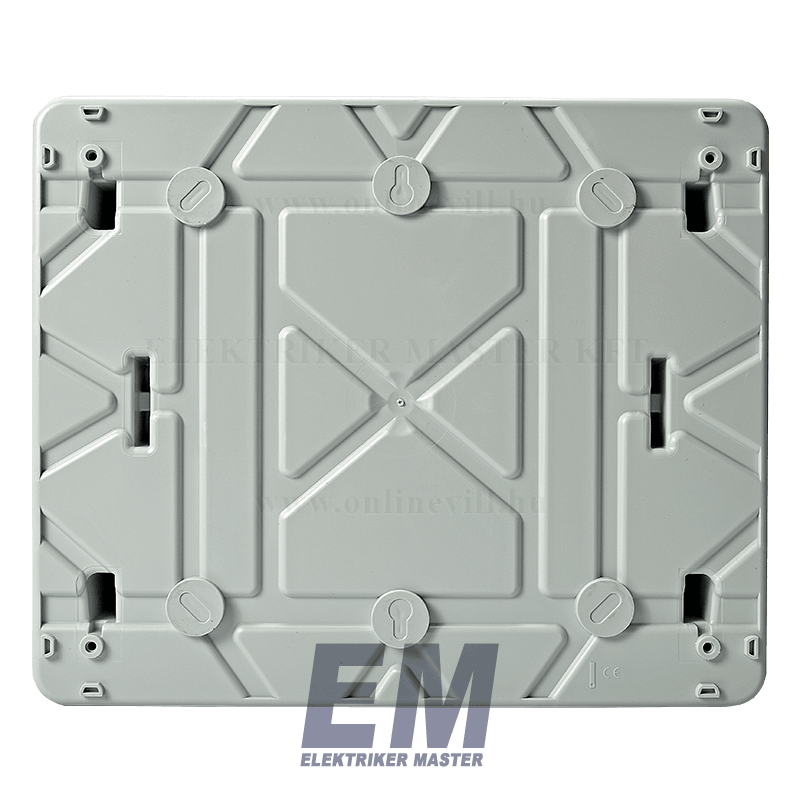 Lakáselosztó falon kívüli 12 modulos IP65 kültéri elosztó szekrény ...