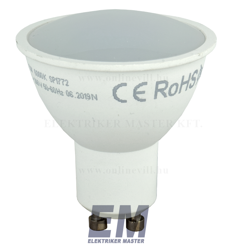 GU10 LED Spot Izzó 7W 6000K hideg fehér prémium Optonica SP1772