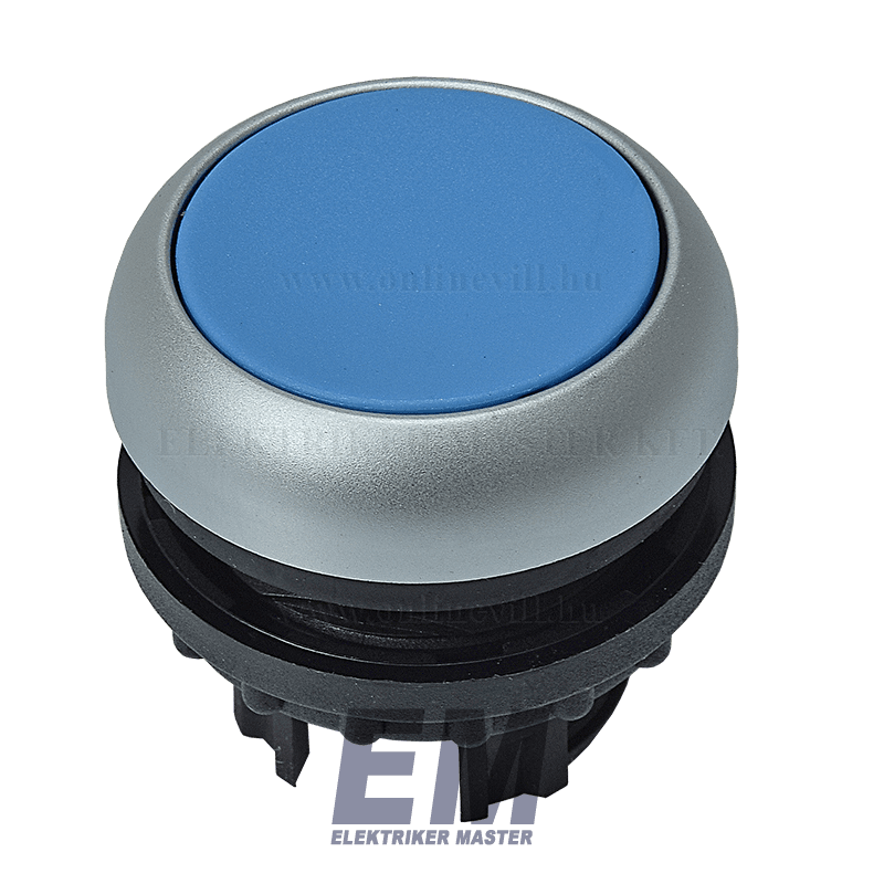 Nyomógomb lapos Kék beépíthető Eaton M22-D-B 216600