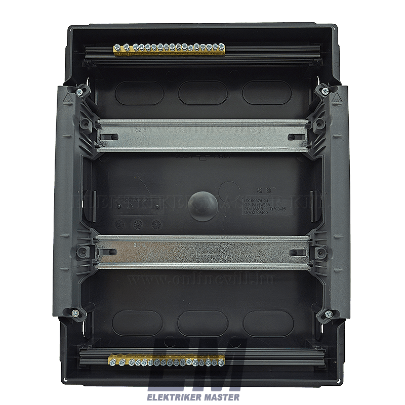 Lakáselosztó süllyesztett 24 modulos elosztó szekrény Schneider RESI9 ...