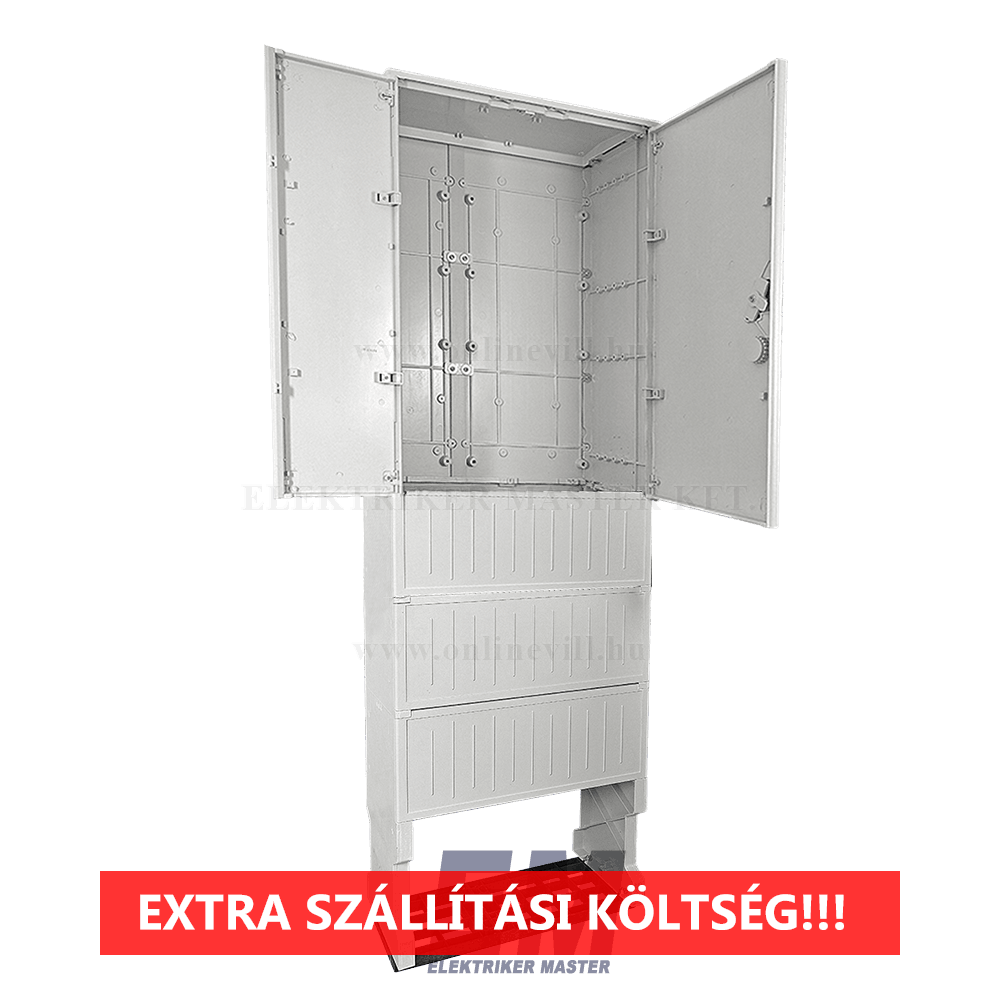 Csatári Plast PVT K-L 66x88/32 üres MAGASÍTOTT villanyóra szekrény ...