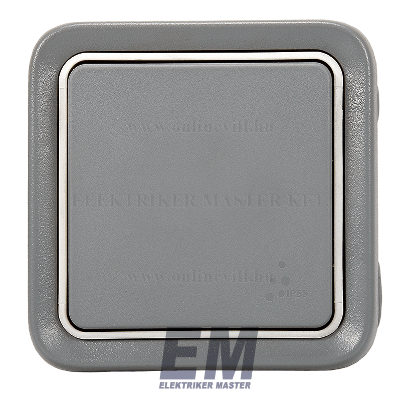 MEGSZŰNT_Legrand Plexo 106 váltó kapcsoló falon kívüli szürke IP55 ...