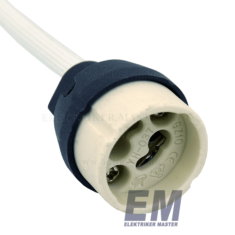 Foglalat GU10 porcelán foglalat sorkapoccsal kettős szigetelésű Kanlux ...