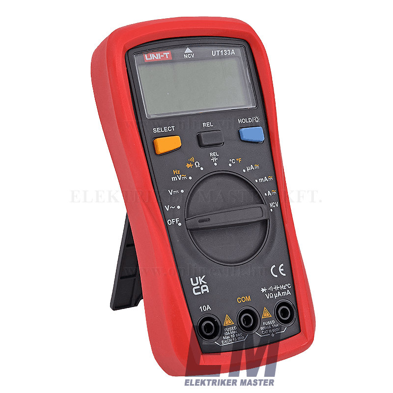 Digitális Multiméter Ac Dc Hőmérséklet Fáziskereső Diódateszt Data Hold Kapacitás Uni T Ut133a