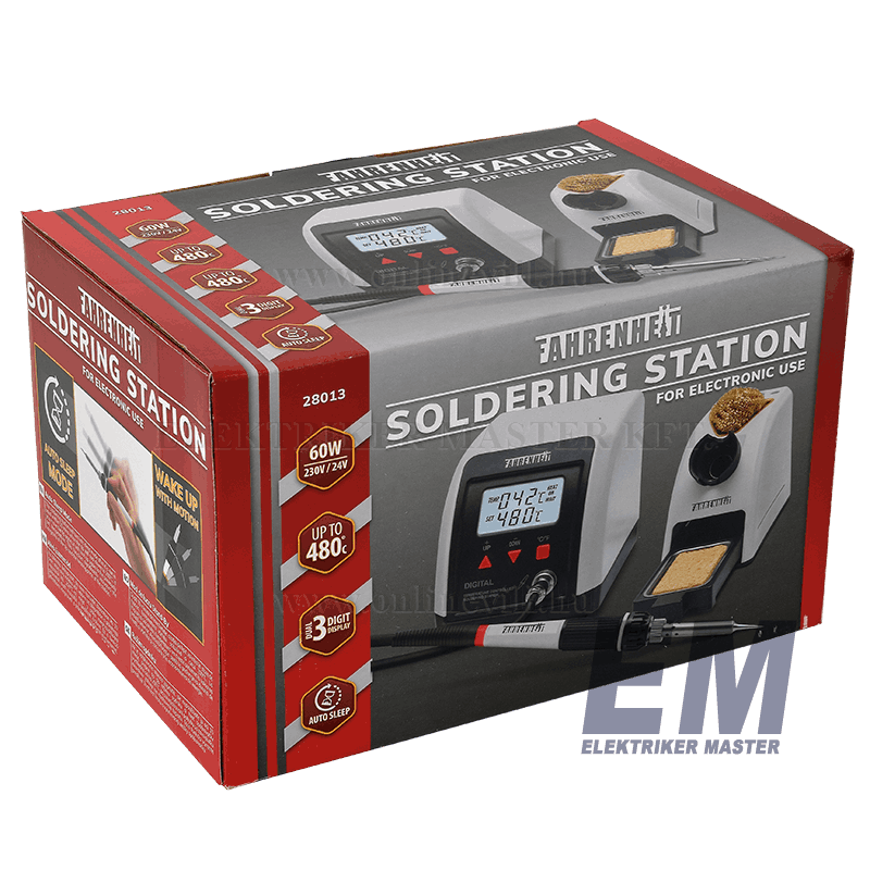 Forrasztóállomás Digitális Kijelzővel 60W 230V Handy 28013