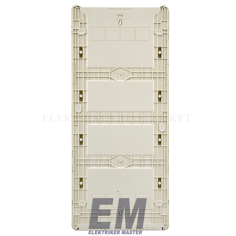 Lakáselosztó falon kívüli 48 modulos elosztó szekrény átlátszó ajtóval ...