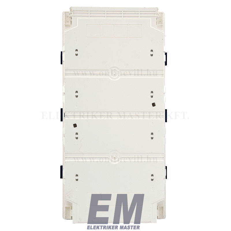 Lakáselosztó süllyesztett 48 modulos elosztó szekrény átlátszó ajtóval ...