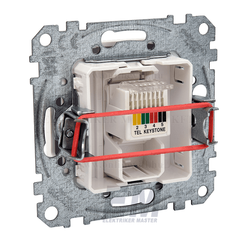 Schneider SEDNA Design RJ11 telefon aljzat fehér SDD111491