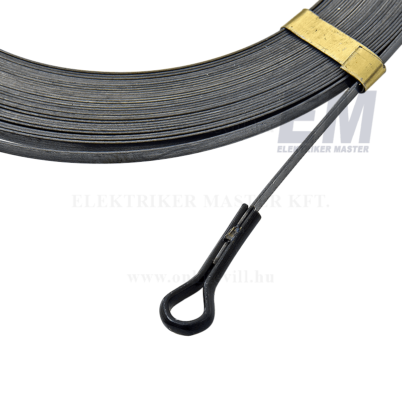 Kábelbehúzó 10m vezeték behúzó szalag lapos fém Tracon TBSZF-10