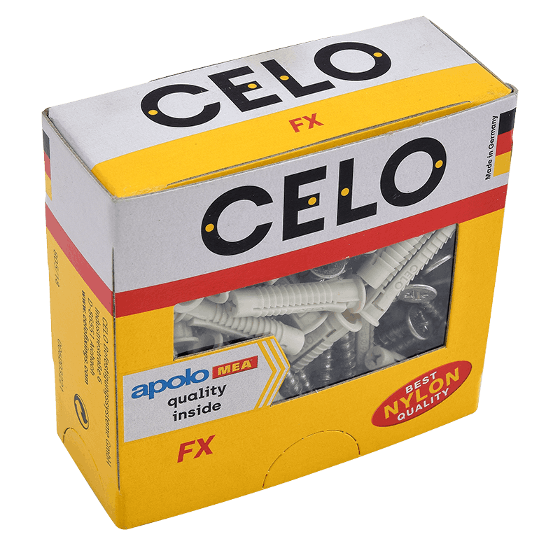 Műanyag dübel tipli 6x30 + 4,5x45 csavar Nexus Apolo/Celo 96FXSZ (50db ...