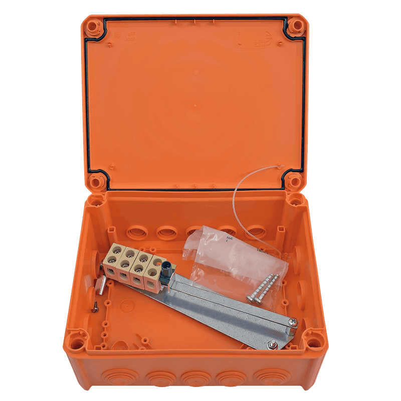 Tűzálló kötődoboz 240x190x95 mm sorkapoccsal E90 OBO T250 7205744