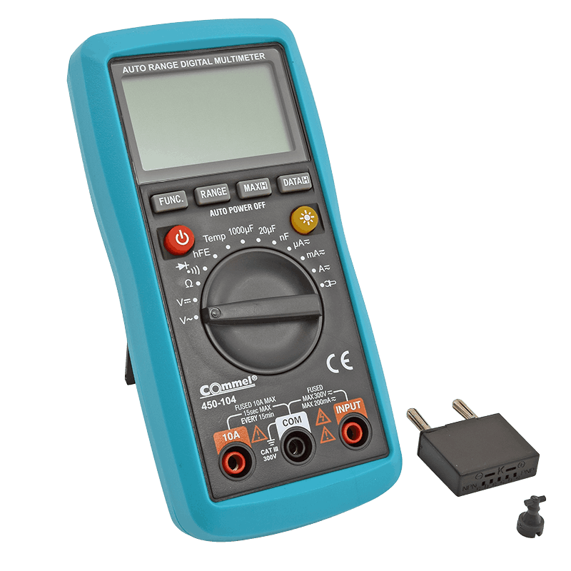 Digitális multiméter Hőmérséklet AC/DC Ellenállás Dióda Szakadásjelző ...