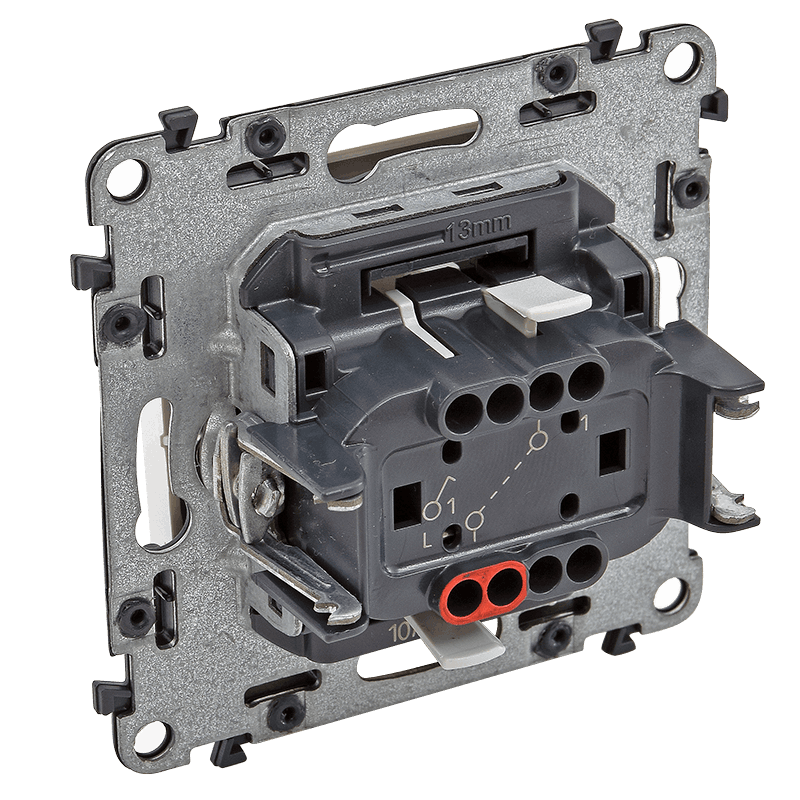 Legrand Valena Life Kapcsoló 101 egypólusú villanykapcsoló rugós bekötés fehér 752101