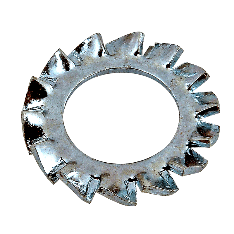 Fogazott alátét M6 A típus (1000db/doboz) Külső fogazású alátét DIN 6798/A