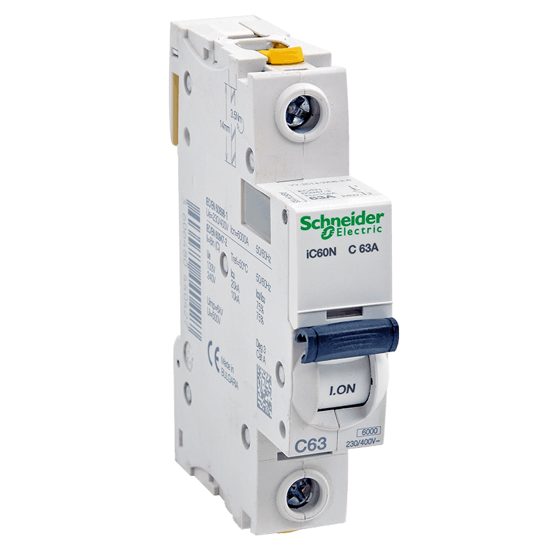 Schneider ACTI9 iC60N kismegszakító 1P C 63A 6kA A9F04163