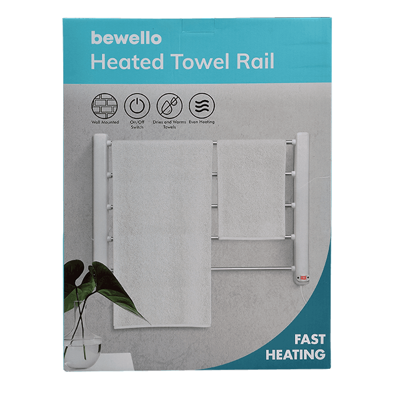 Elektromos törölközőszárító fali 65W 60x43cm Bewello BW3001