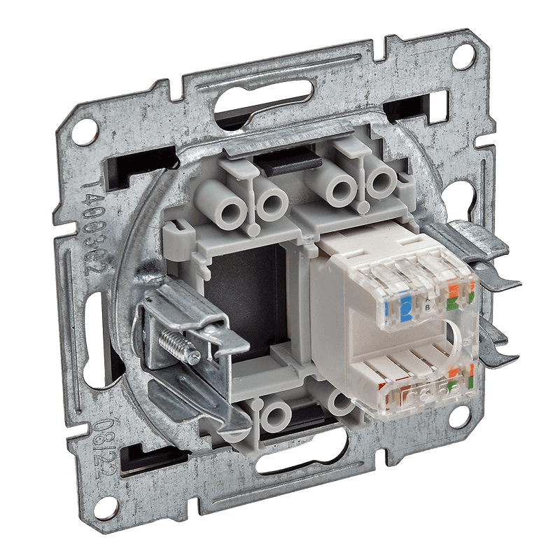 Schneider ASFORA RJ45 Cat5e UTP internet aljzat antracit EPH4300171