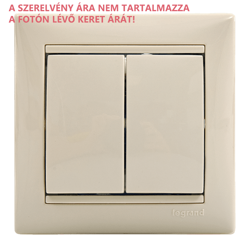 Legrand Valena 106+6N dupla váltóérintkezős nyomó villanykapcsoló ...