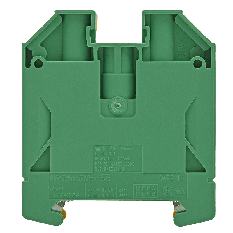 Sorkapocs 16 Z/S sínre szerelhető Weidmüller WPE16 1010400000