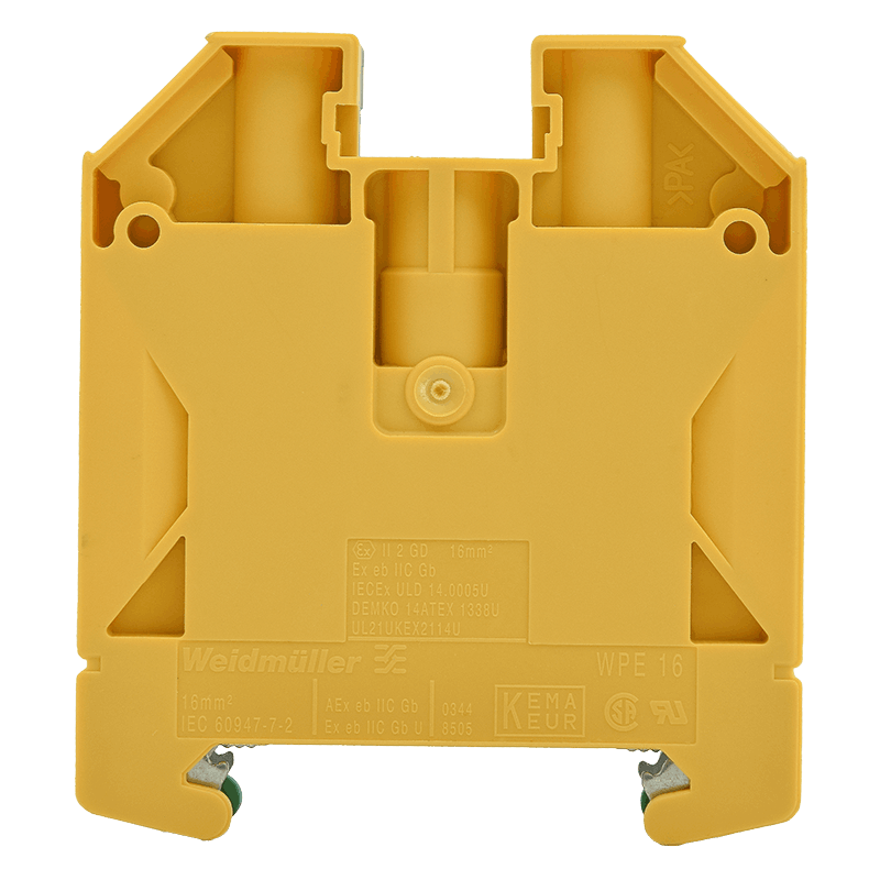Sorkapocs 16 Z/S sínre szerelhető Weidmüller WPE16 1010400000