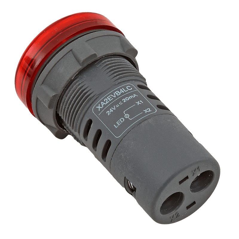 Schneider Jelzőlámpa LED 24V AC/DC piros D22 Harmony Easy XA2EVB4LC
