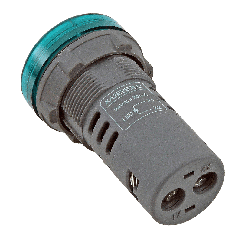 Schneider Jelzőlámpa LED 24V AC/DC zöld D22 Harmony Easy XA2EVB3LC