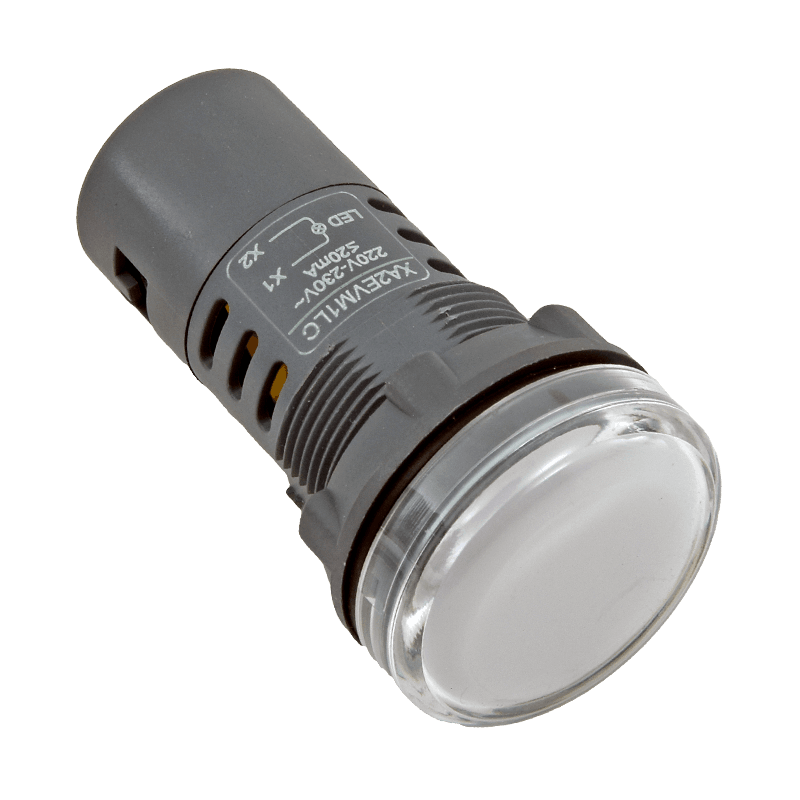 Schneider Jelzőlámpa LED 230V AC fehér D22 Harmony Easy XA2EVM1LC