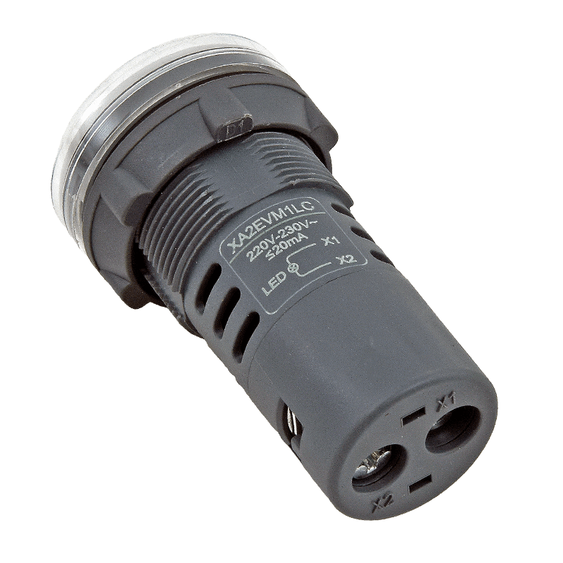 Schneider Jelzőlámpa LED 230V AC fehér D22 Harmony Easy XA2EVM1LC