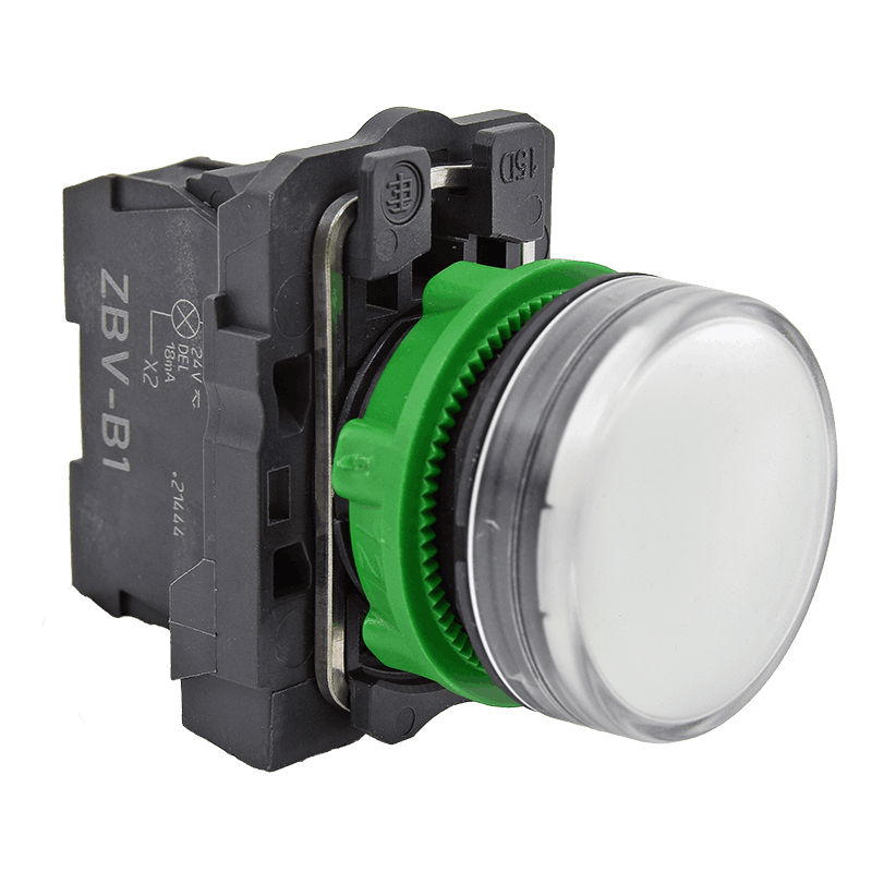 Schneider LED-es jelzőlámpa fehér 24V AC/DV D22 Harmony XB5AVB1