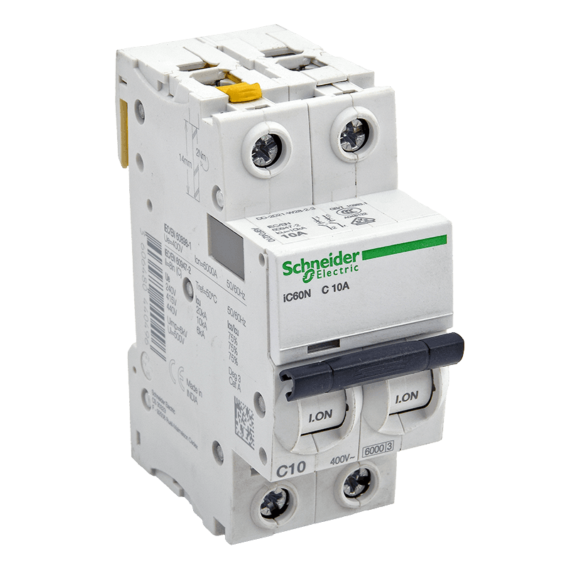 Schneider ACTI9 iC60N kismegszakító 2P C 10A A9F04210