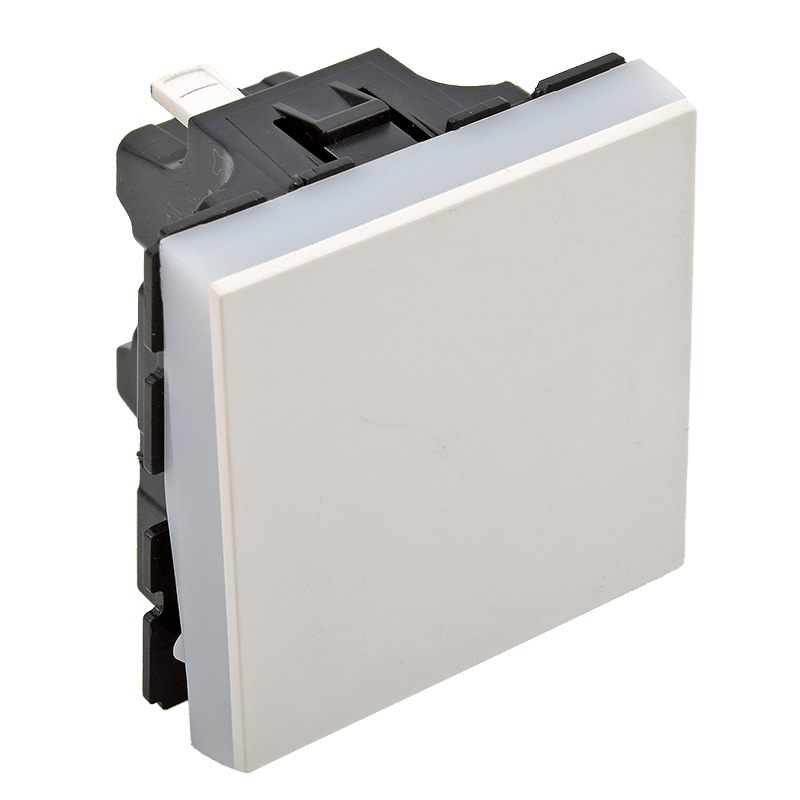 Legrand Program Mosaic nyomó (101N) 6A 2modul-széles fehér 278040L