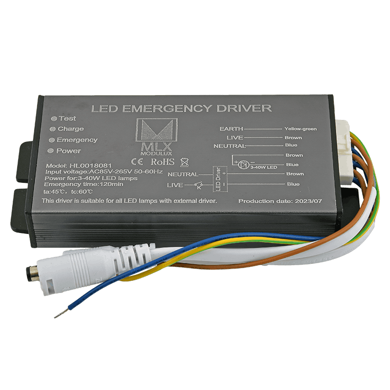 Inverter LED Fényforráshoz 3-40W Vészvilágító meghajtó LED panelekhez ...