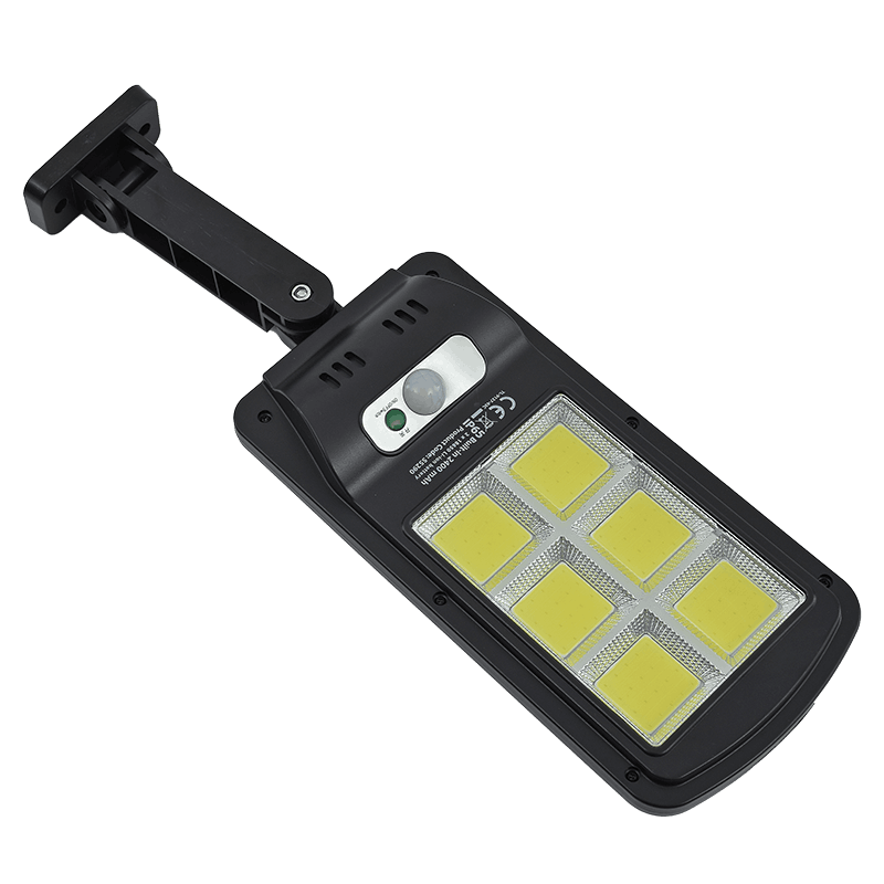 Napelemes Solar LED Lámpa Mozgásérzékelővel 5W Utcalámpa Fali reflektor ...