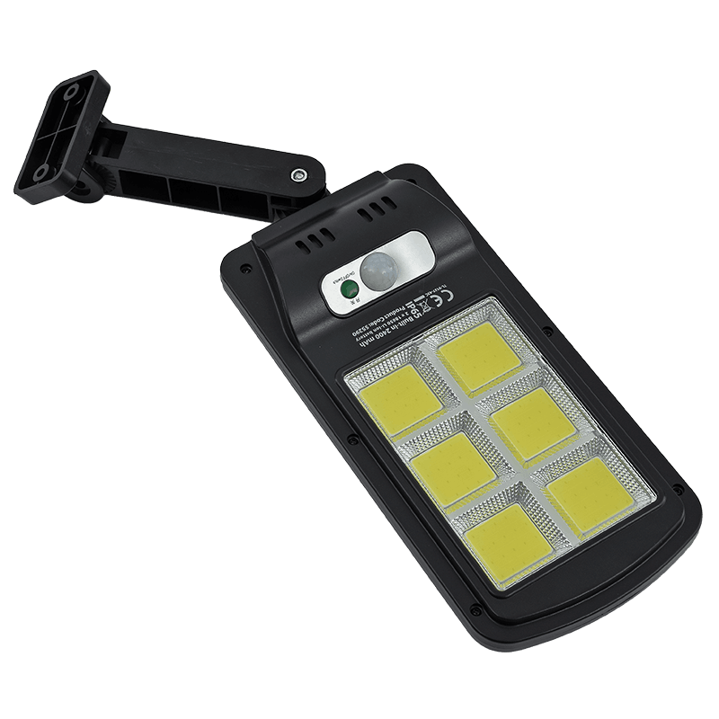 Napelemes Solar LED Lámpa Mozgásérzékelővel 5W Utcalámpa Fali reflektor ...