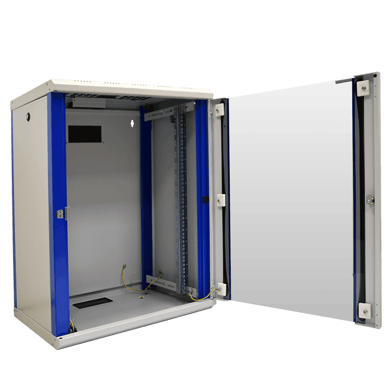 Kommunikációs fali RACK szekrény 19" 16U 824x600x450 Schrack S-RACK ...