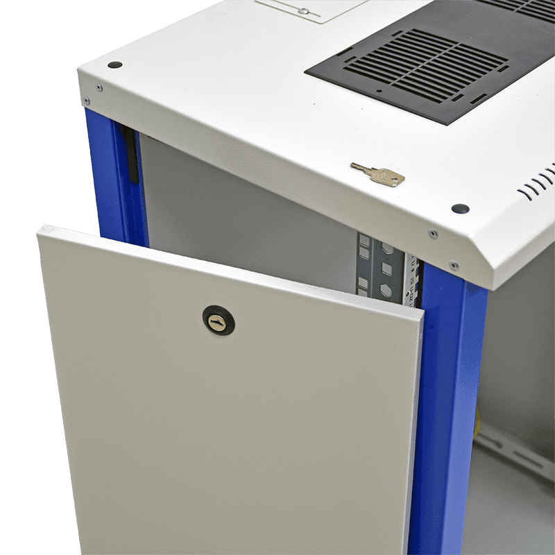 Kommunikációs fali RACK szekrény 19" 16U 824x600x450 Schrack S-RACK ...