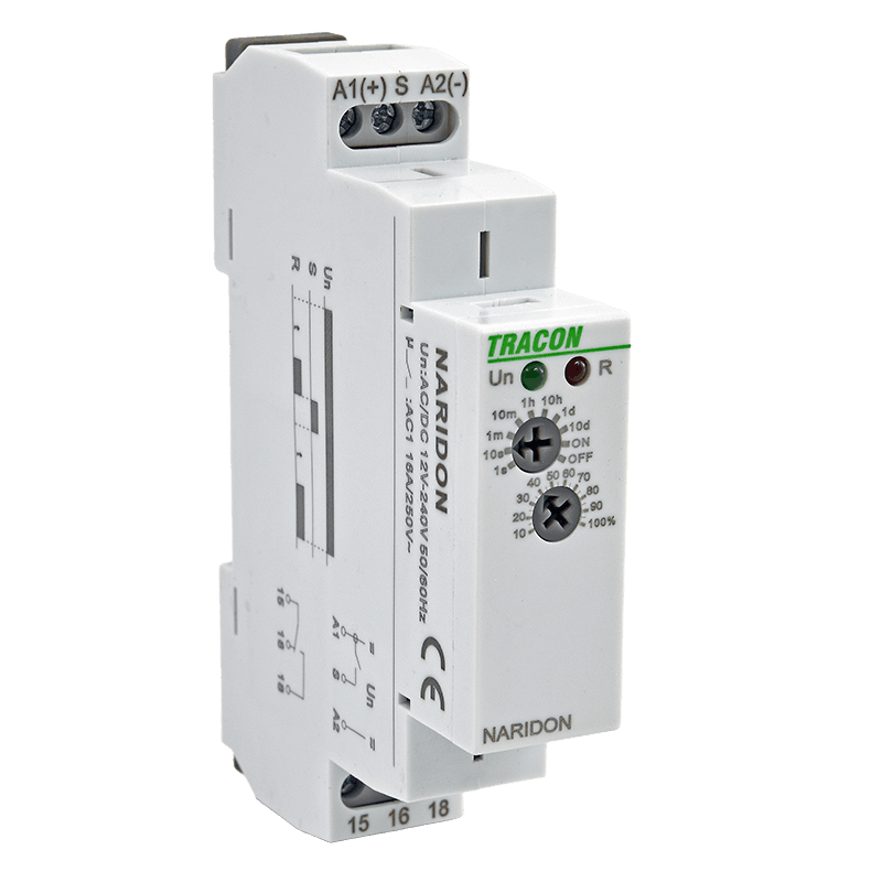 Időrelé egyfunkciós meghúzáskésleltetéses Tracon NARIDON