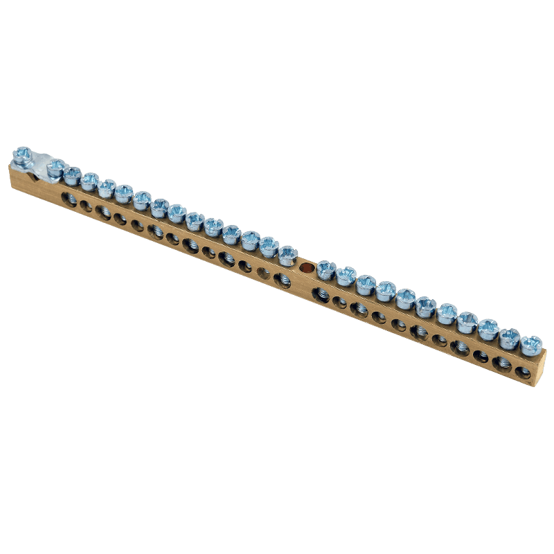 Hager Golf elosztókhoz N/PE sín 1x25+11x16+13x10 mm2 furattal K158