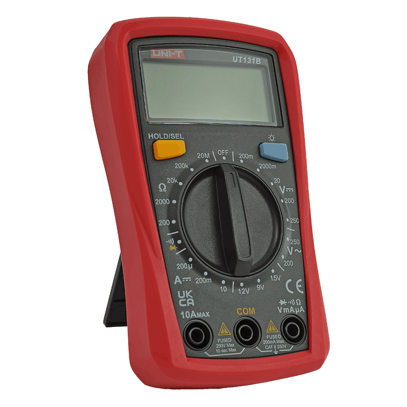 Digitális multiméter AC/DC Elem teszt Ellenállás Dióda Szakadásjelző ...