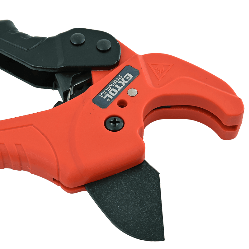 Műanyagcső-vágó olló PVC KPE cső vágó olló műanyag csövekhez 42mm-ig ALU ház Extol Premium